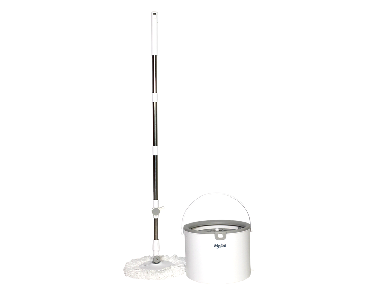 Myjae Clean-Dry Split Single Bucket Spin Mop | Wash & Dry Easy